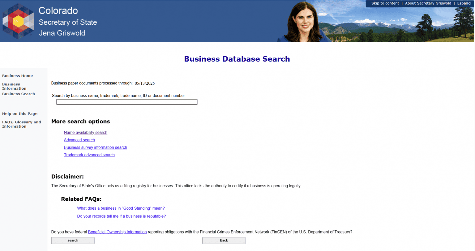 How to Do a Colorado Business Entity Search | BusinessAnywhere