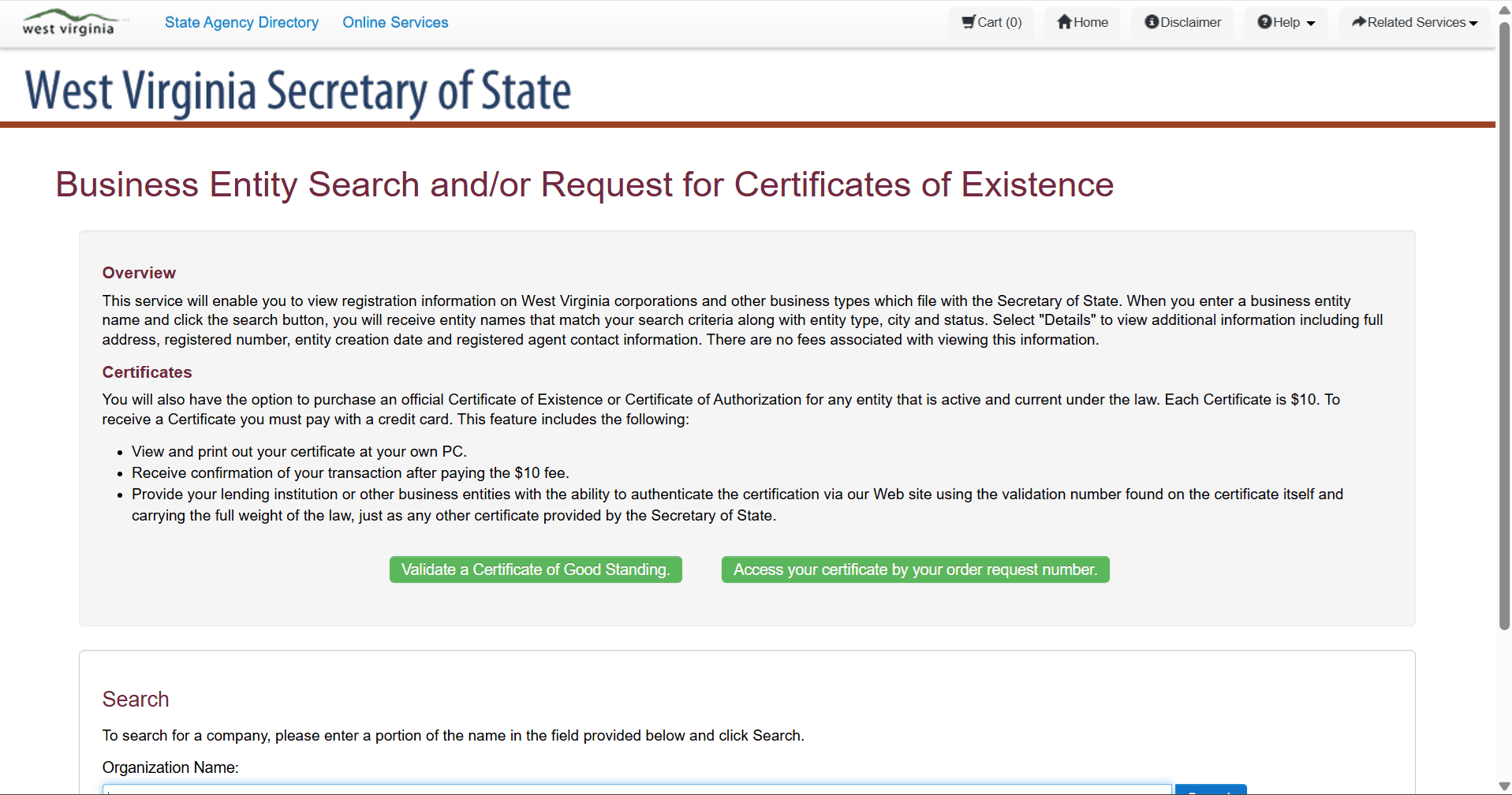 How to Perform a West Virginia Business Entity Search | BusinessAnywhere